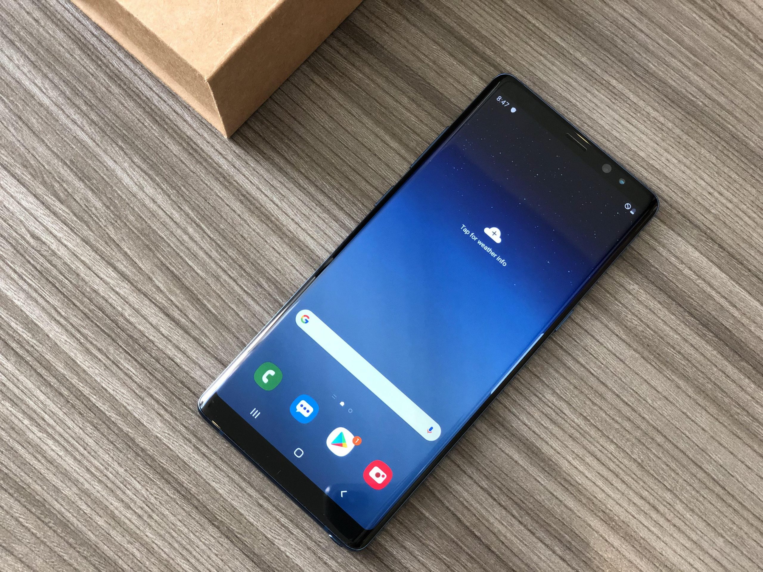 Samsung Galaxy Note 8 256GB Blue A Grade Afterpay Available - Mobile City