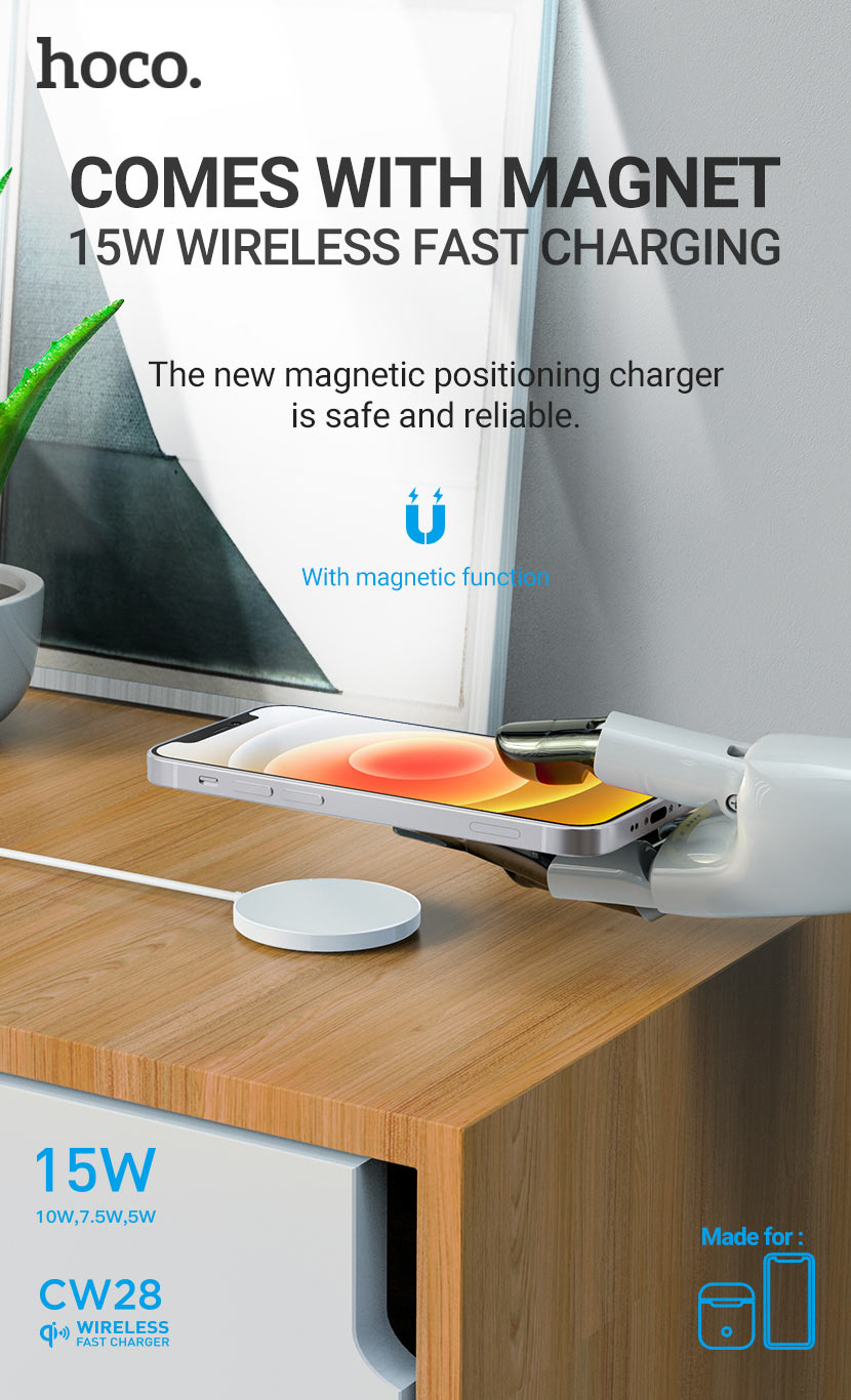Hoco. Original series magnetic wireless fast charger - Mobile City