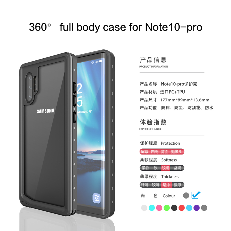 Redpepper Samsung Galaxy Note 10 Waterproof Case - Mobile City