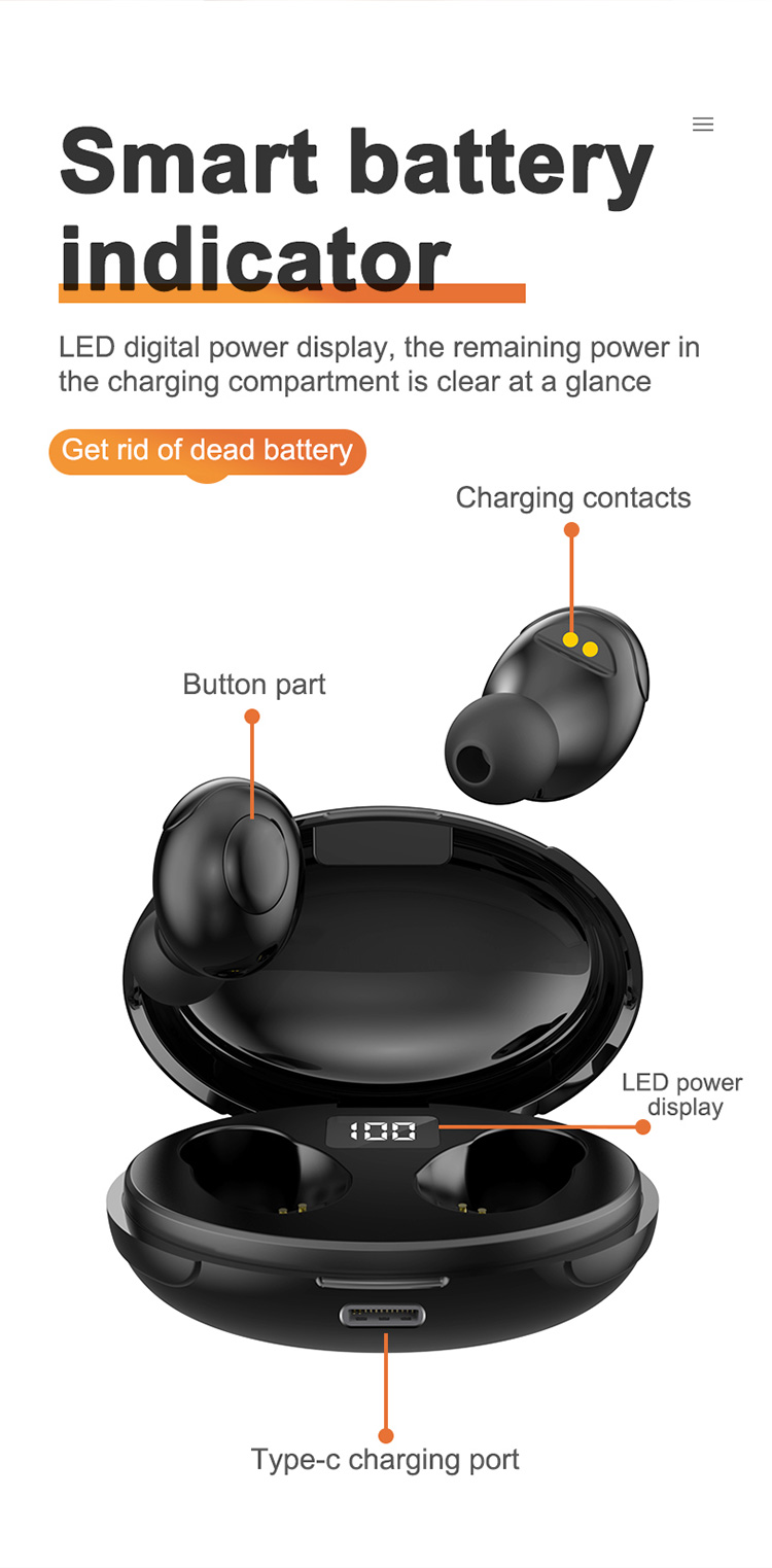 T5 TWS Wireless Bluetooth 5.0 Earbuds Pink - Mobile City