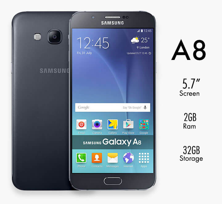 Samsung Galaxy A8 32GB Black Afterpay Available - Mobile City