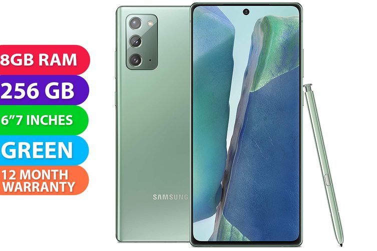 Samsung Galaxy Note 20 5G 128GB Green Excellent Grade - Mobile City