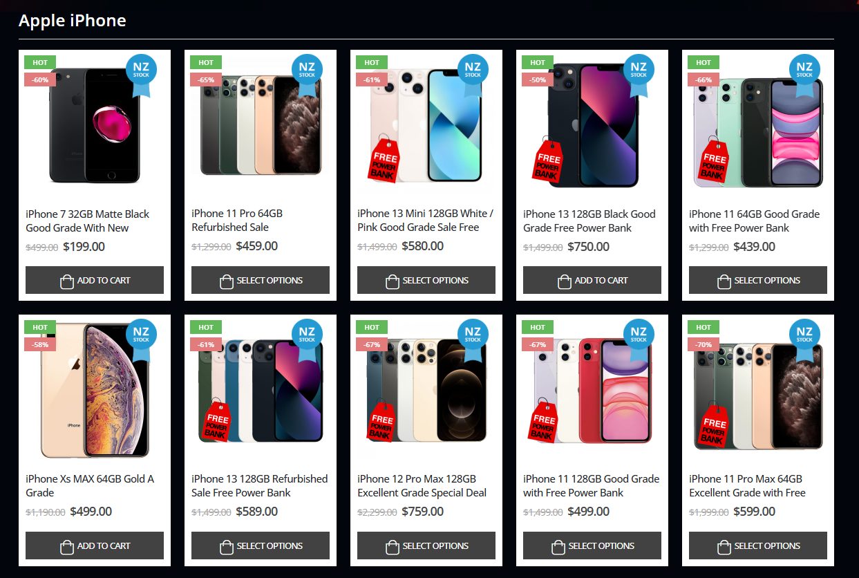 Black Friday 2025 Phone Deals in NZ | Refurbished iPhones & Samsungs at Mobile City