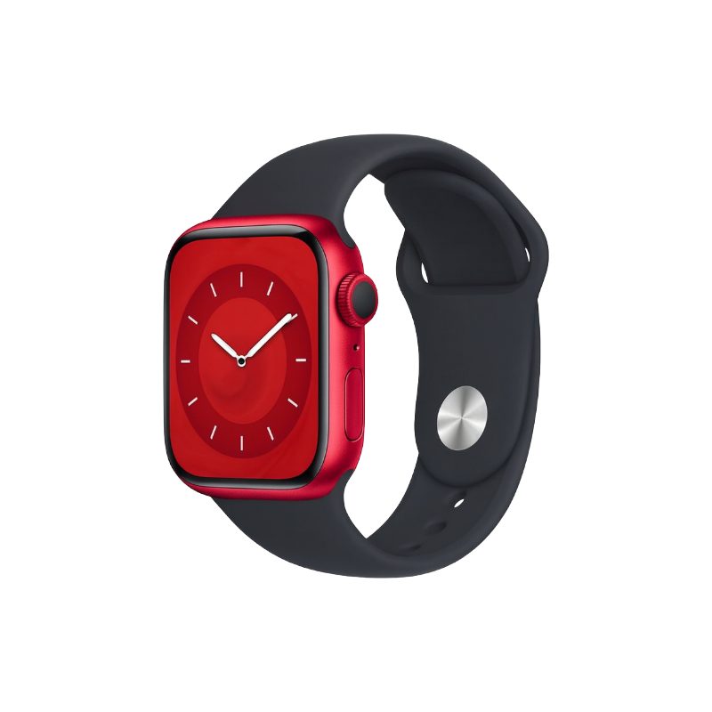 Apple Watch Series 9 (GPS+Cellular) 41mm Red Aluminium Case & Midnight ...